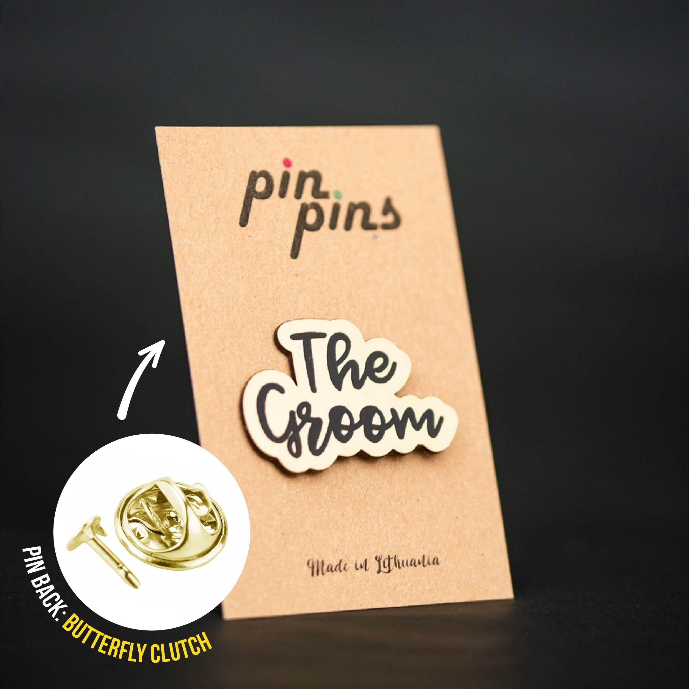The Groom Pin Badges Brooch Wedding Pin Team Groom Gift - Etsy