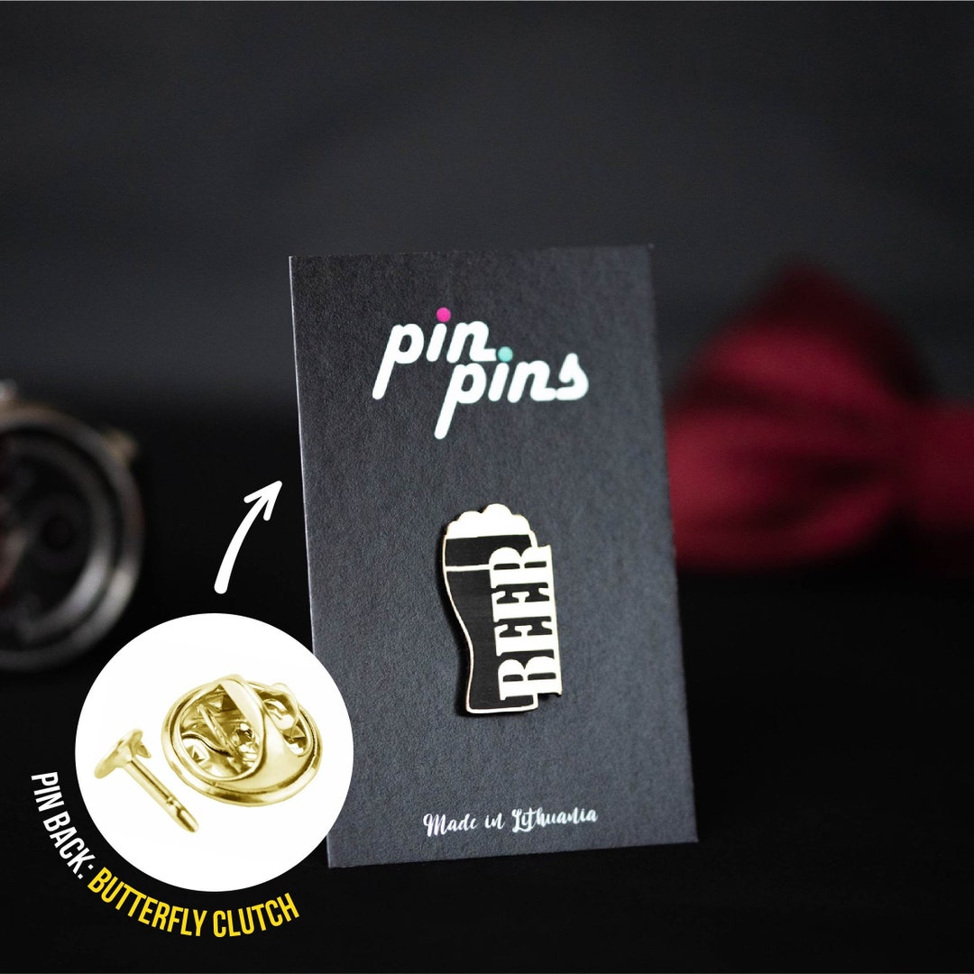 Beer Lover Pin! - Badges, Brooch, Beer Gift Pins, Food Drink Pins, Food ...