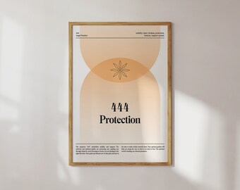 444 Angel Poster - Etsy