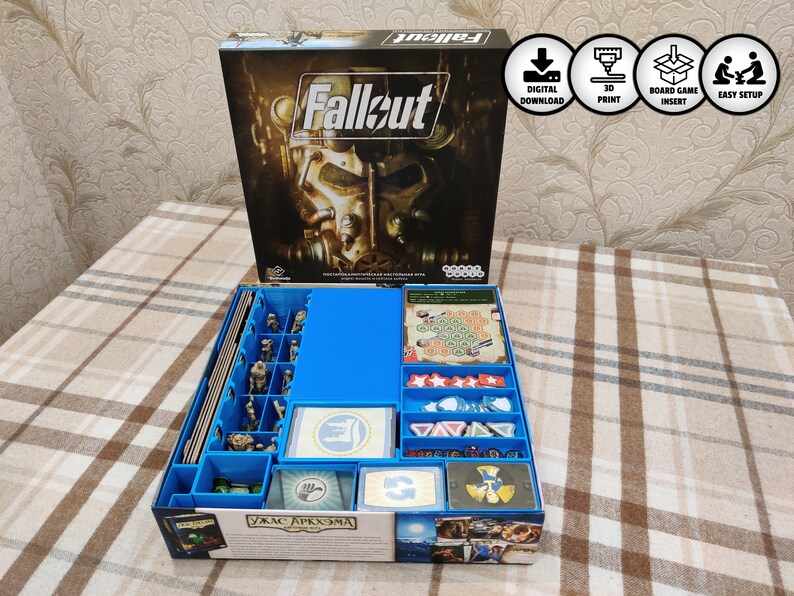 Fallout: the Board Game & Expansions Organizer STL File for | Etsy
