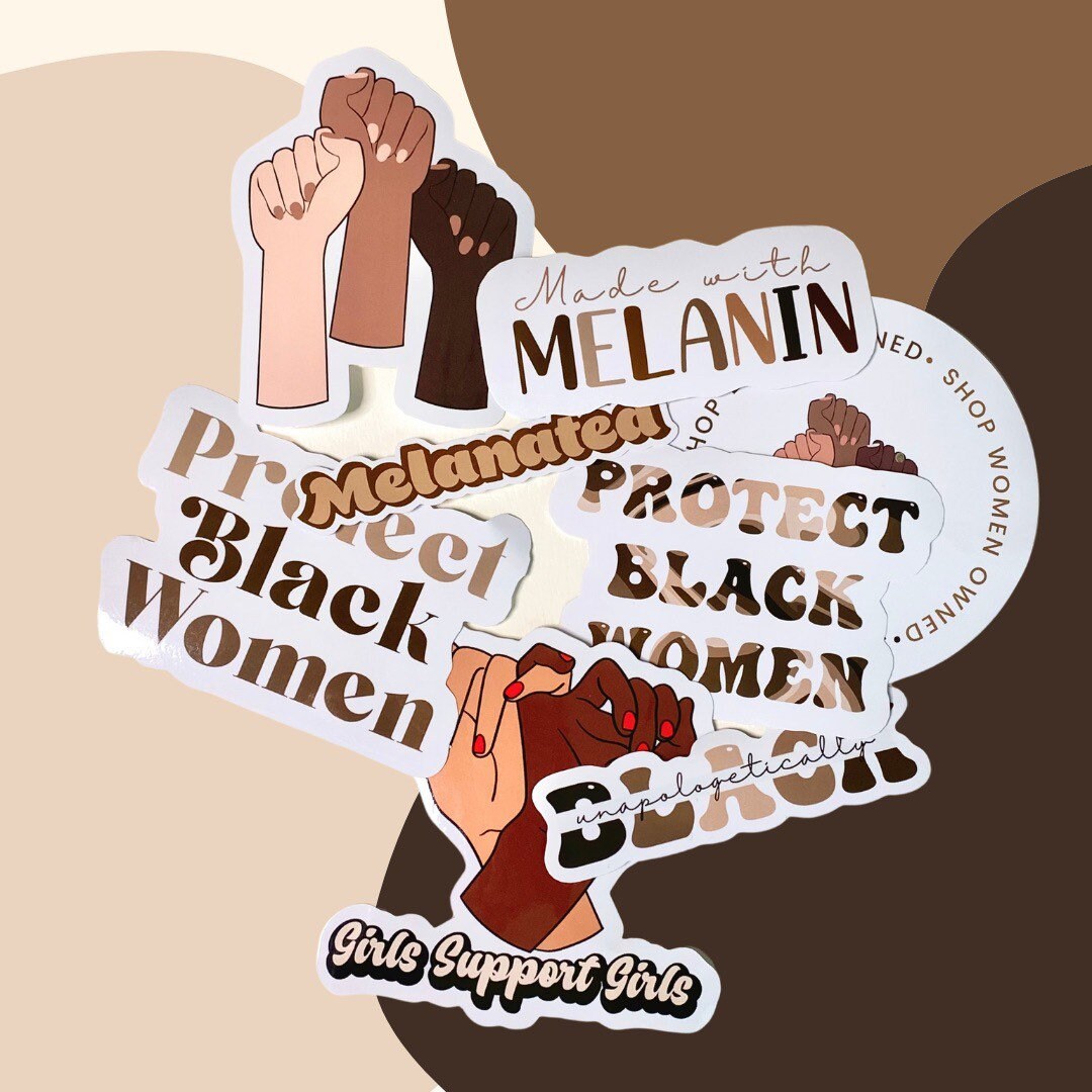BLM Sticker Bundle / Women Empowering Stickers / Melanin - Etsy
