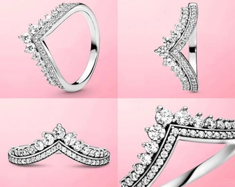 Pandora Wishbone Ring - Etsy