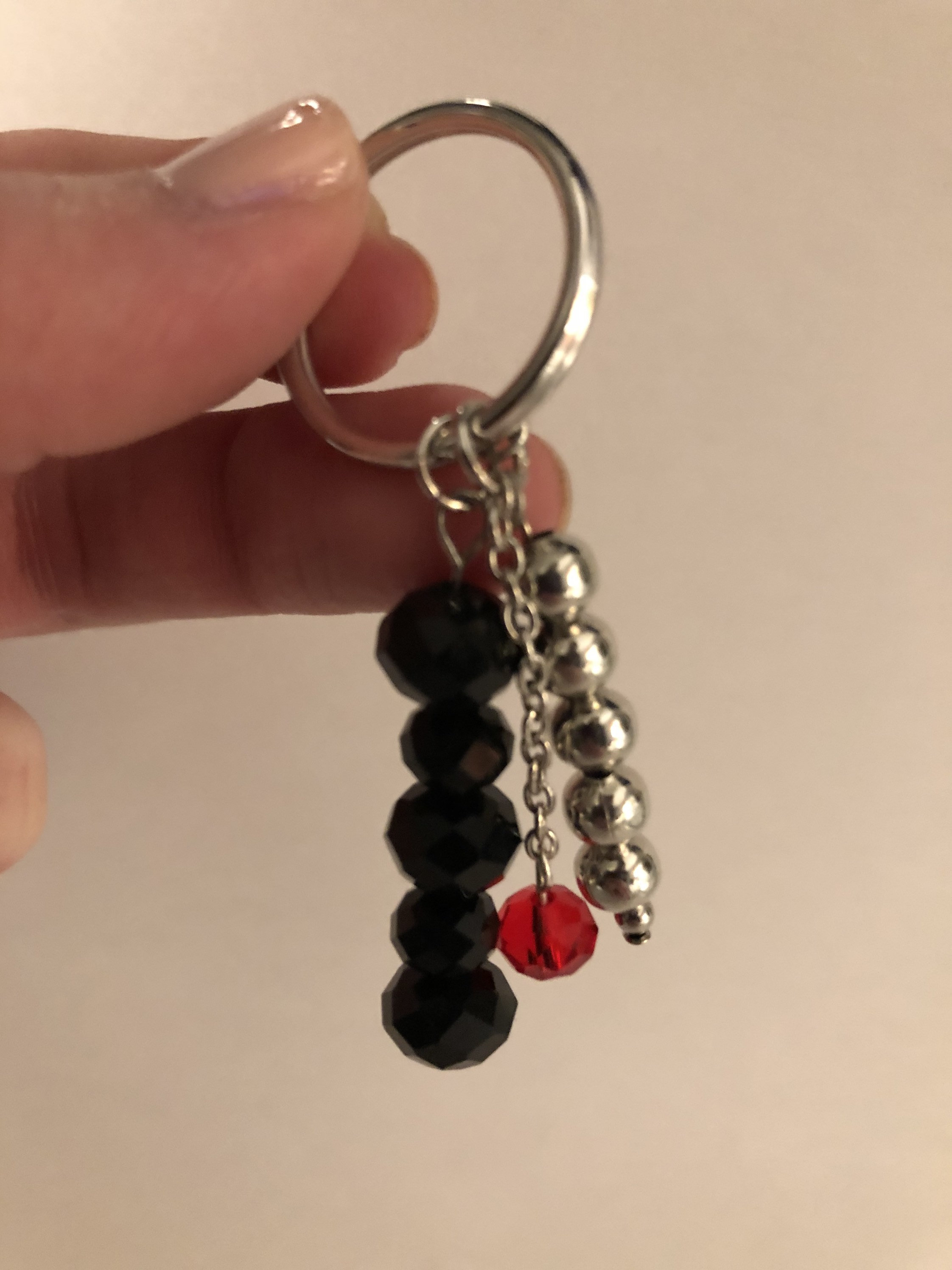 Single Multi-pendant With Straight Pins Keychain | Etsy UK