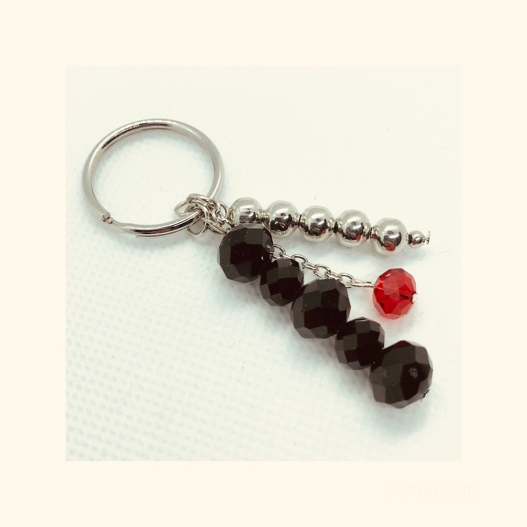 Single Multi-pendant With Straight Pins Keychain - Etsy UK