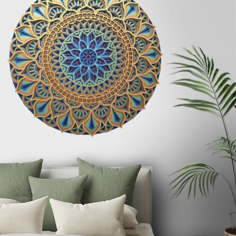Mandala Wall Decor - Etsy