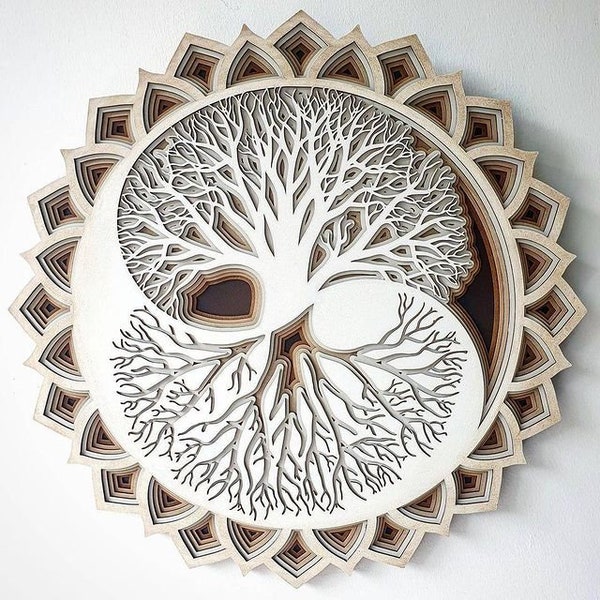 Tree of Life Mandala - Etsy
