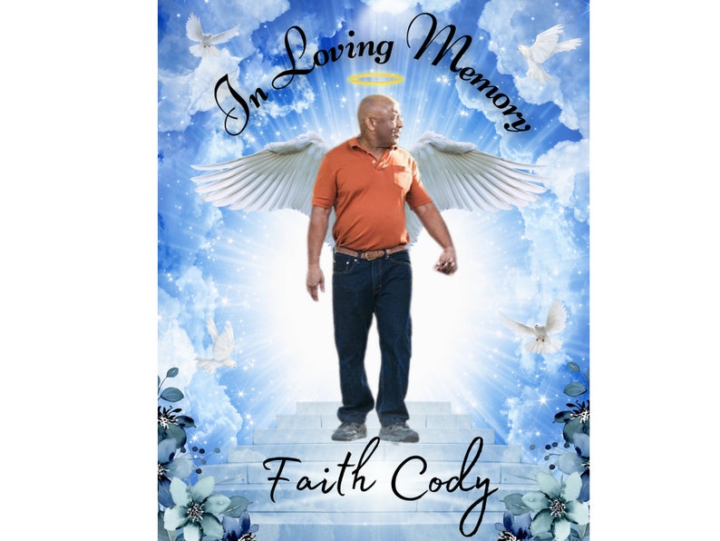 İn Loving Memory PNG, Blue Sky Heaven Background, Heaven Gate Stairway ...