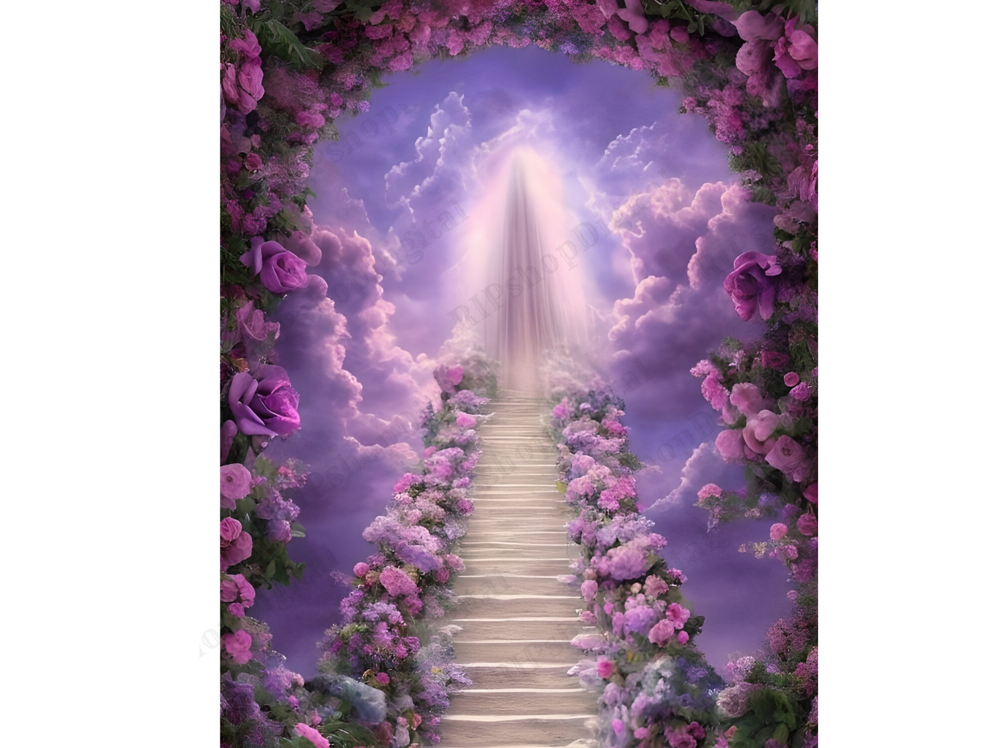 In Loving Memory PNG - Rest in Heaven PNG, Purple Sky Heaven Gate ...