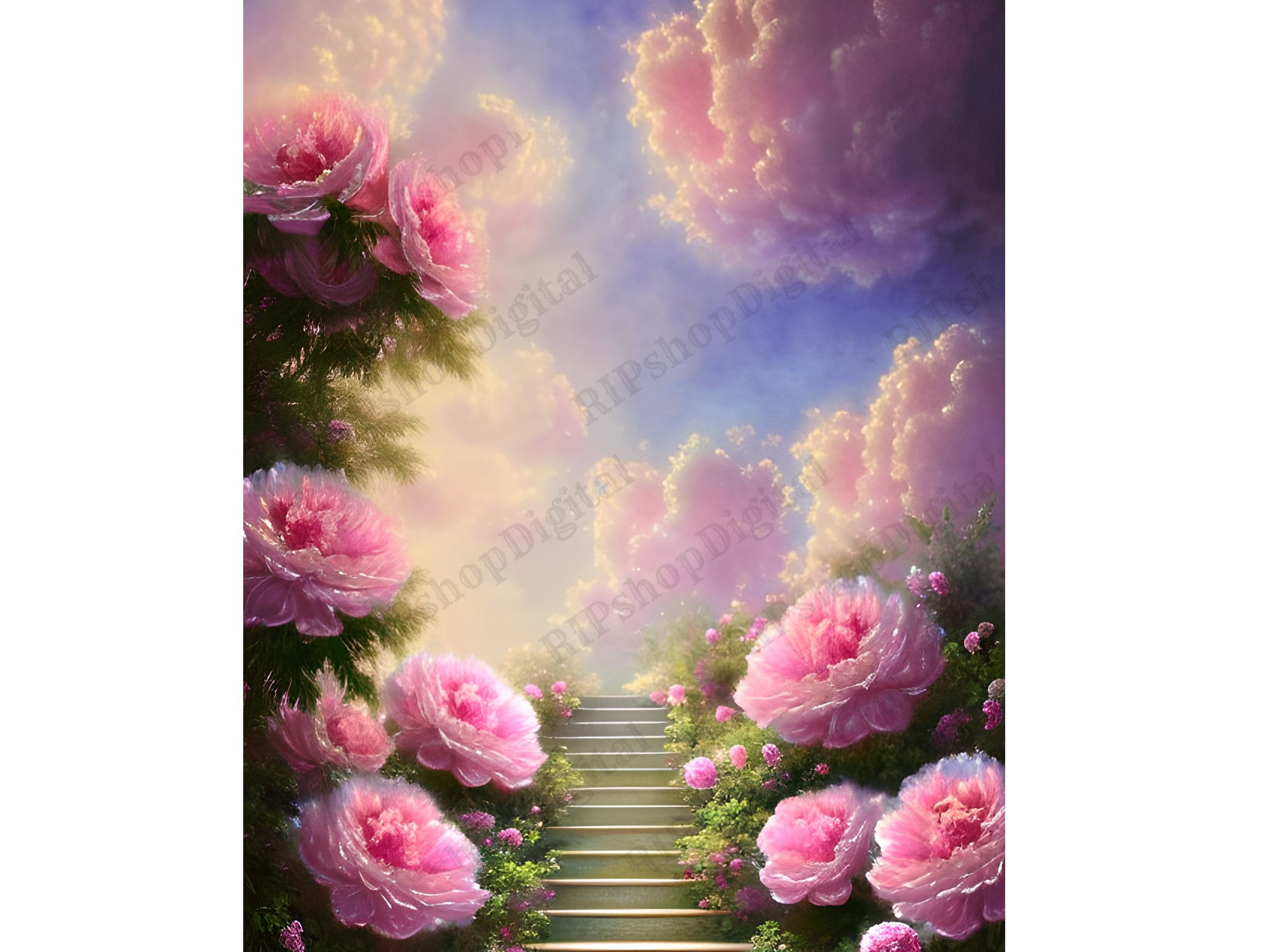 İn Loving Memory PNG, Pink Funeral Gifts, Blue Sky Background, Heaven ...
