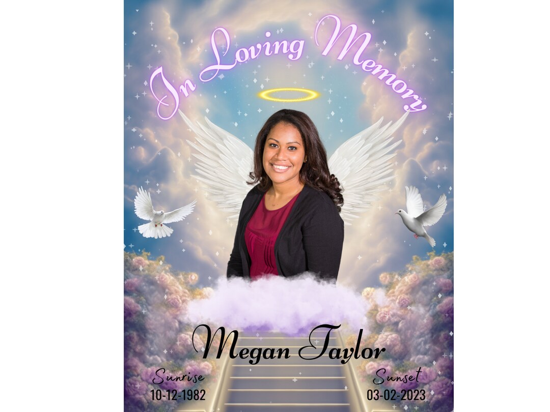 İn Loving Memory PNG, Blue Sky Background, Heaven Gate Stairway ...