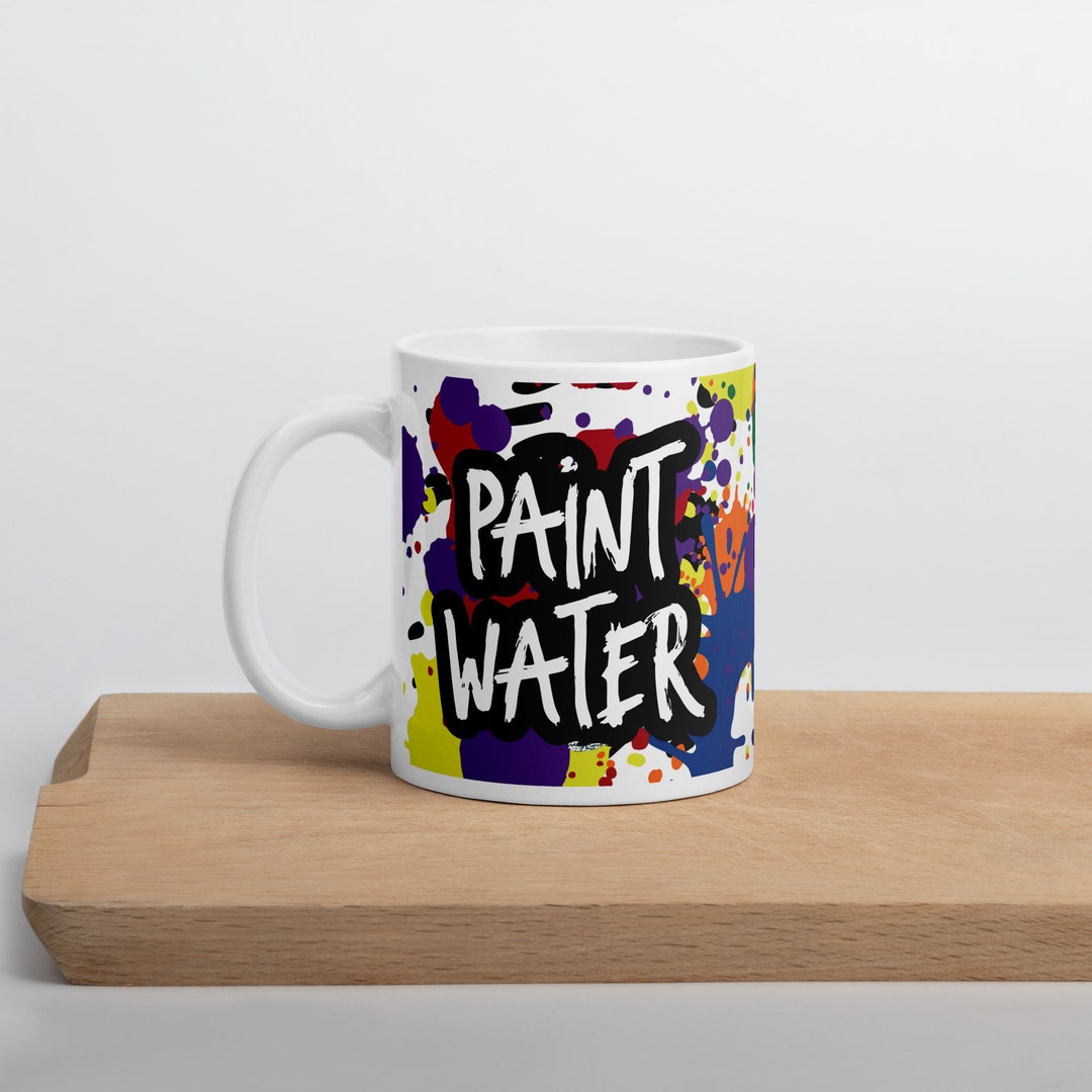 Paint Water Mug for Artists, Painters, and Art Lovers - Etsy