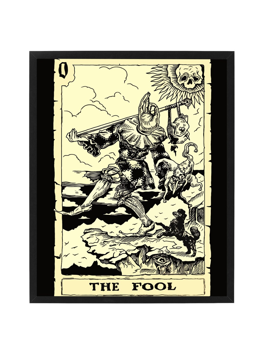 The Fool Tarot Card Wall Print Poster Home Decor Wall Art - Etsy