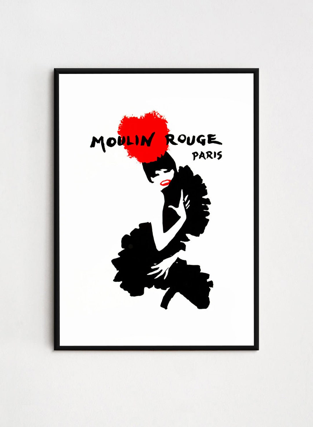 Moulin Rouge Print Poster Wall Art Interior 5 Sizes Available - Etsy ...