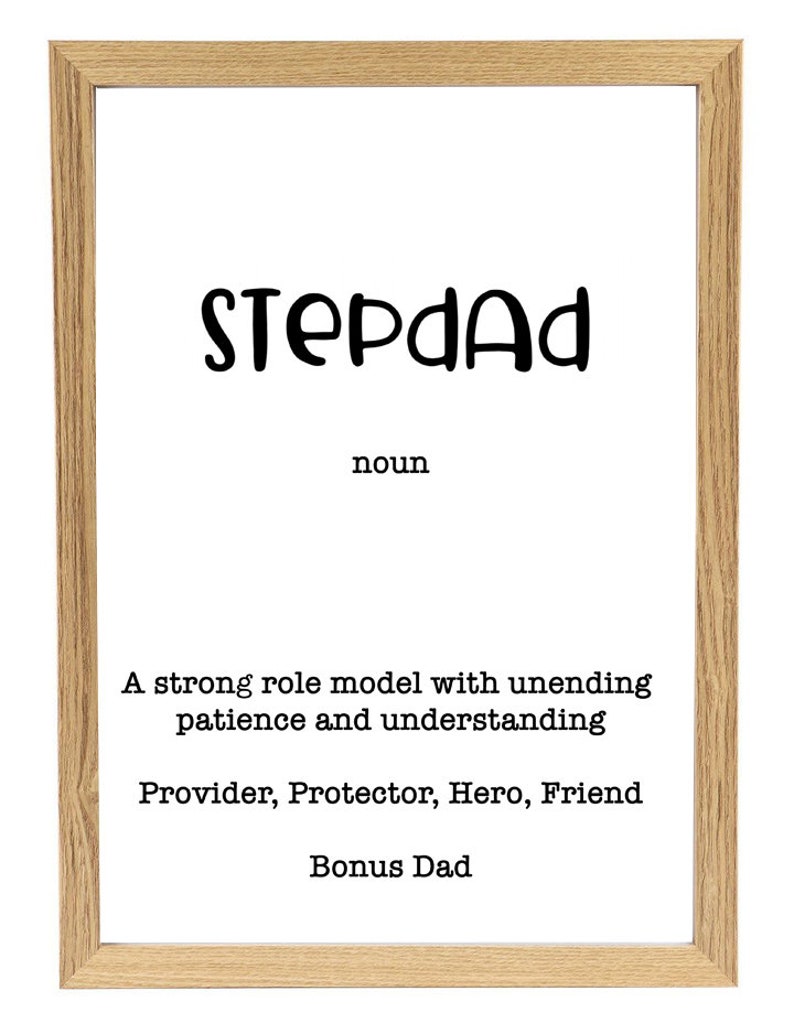 Stepmom Definition Print Poster 5 Sizes Available Etsy Australia