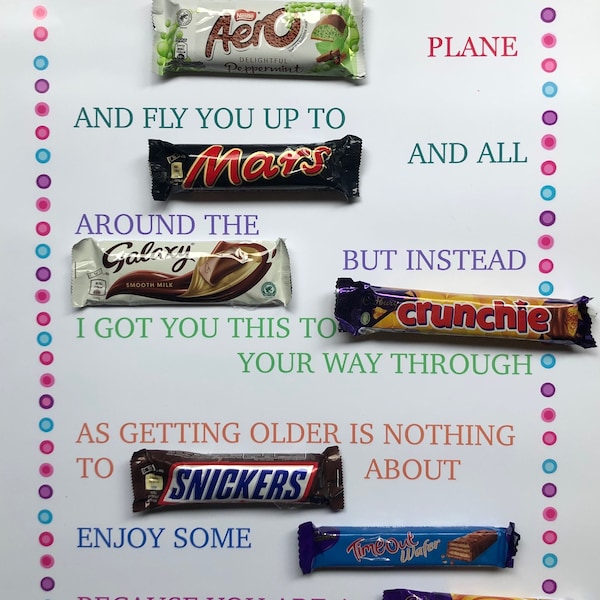 Chocolate Poem - Etsy UK