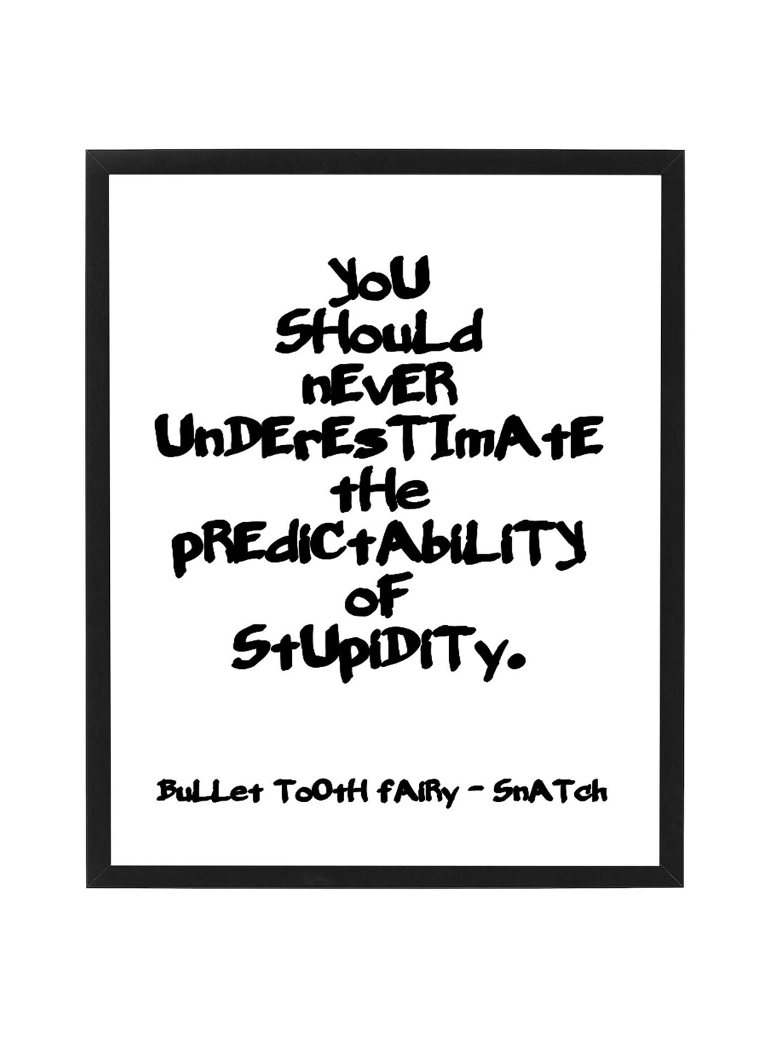 Snatch Movie Quote Print Poster - Etsy
