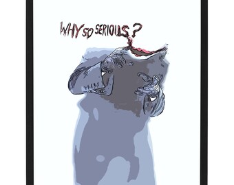 Why so Serious Poster - Etsy