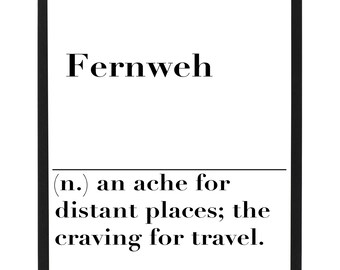 Fernweh | Etsy
