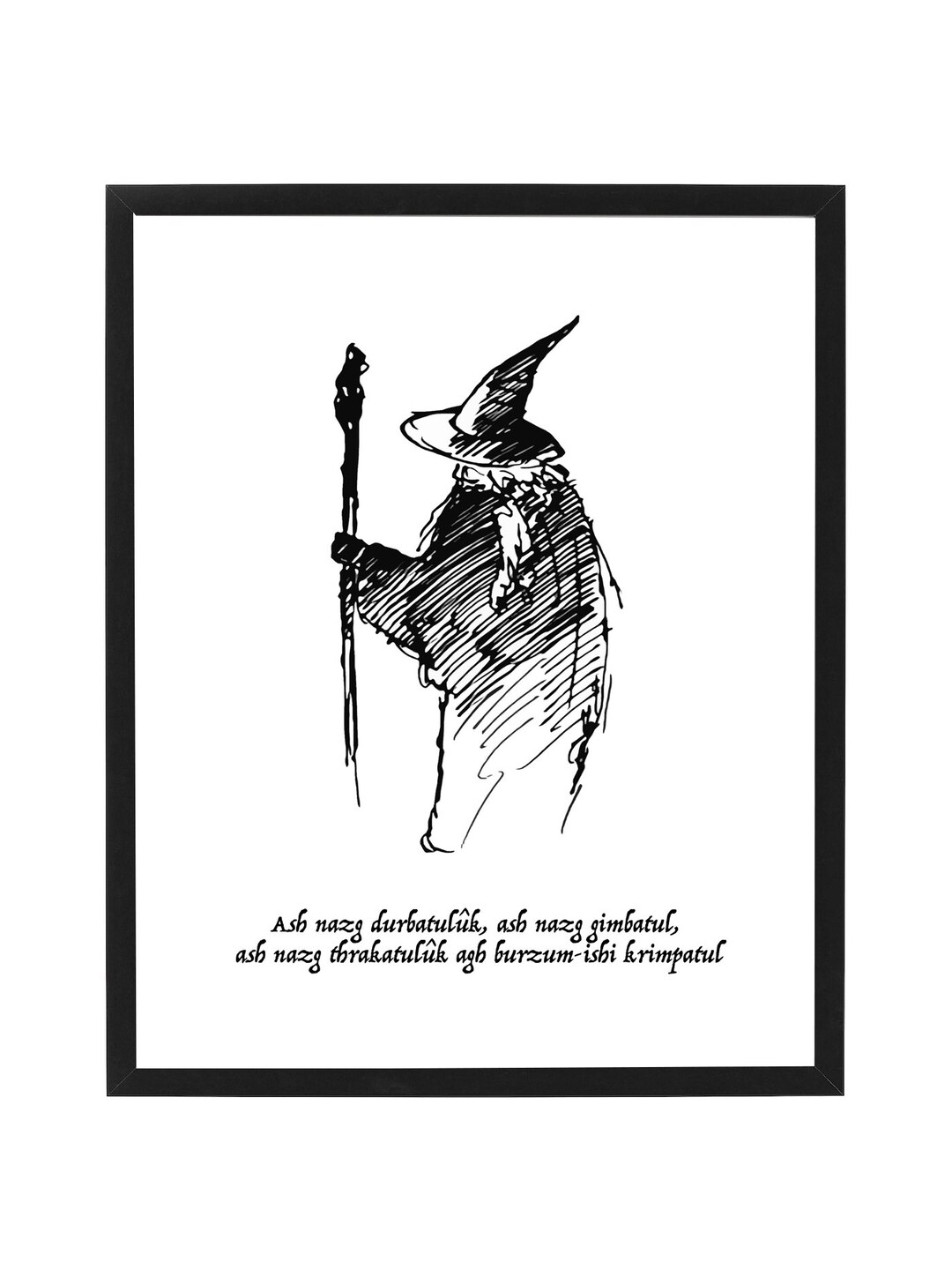 The Lord of the Rings Fellowship Art Print Digital Print One Ring to ...