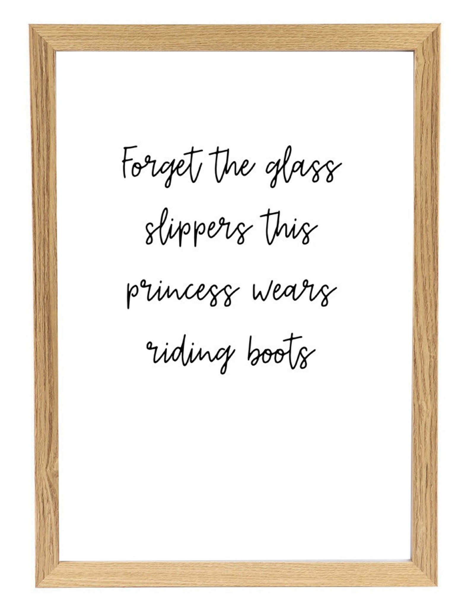 Forget the Glass Slippers Quote Print Poster 6 Sports 5 | Etsy