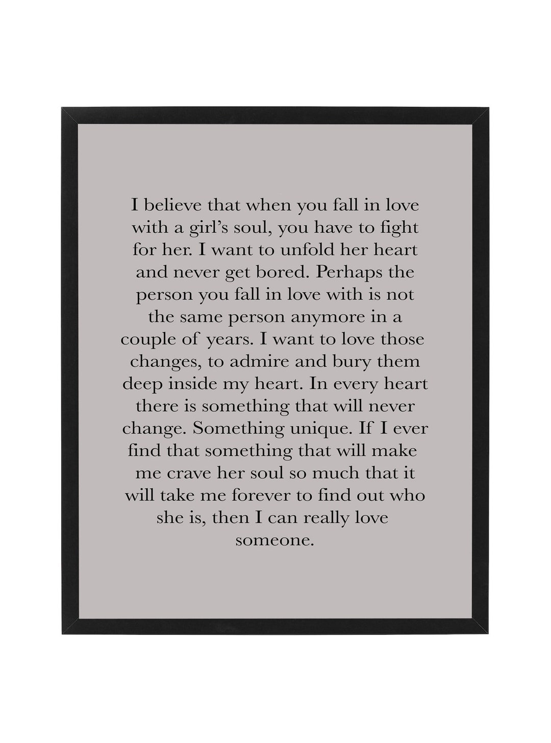 Love Quote Poster Print - Etsy