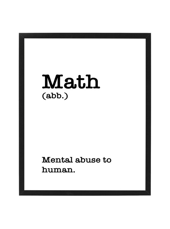 Math Definition Print Poster 5 Sizes Available Etsy UK Math Definition Print Poster 5 Sizes Available Etsy UK