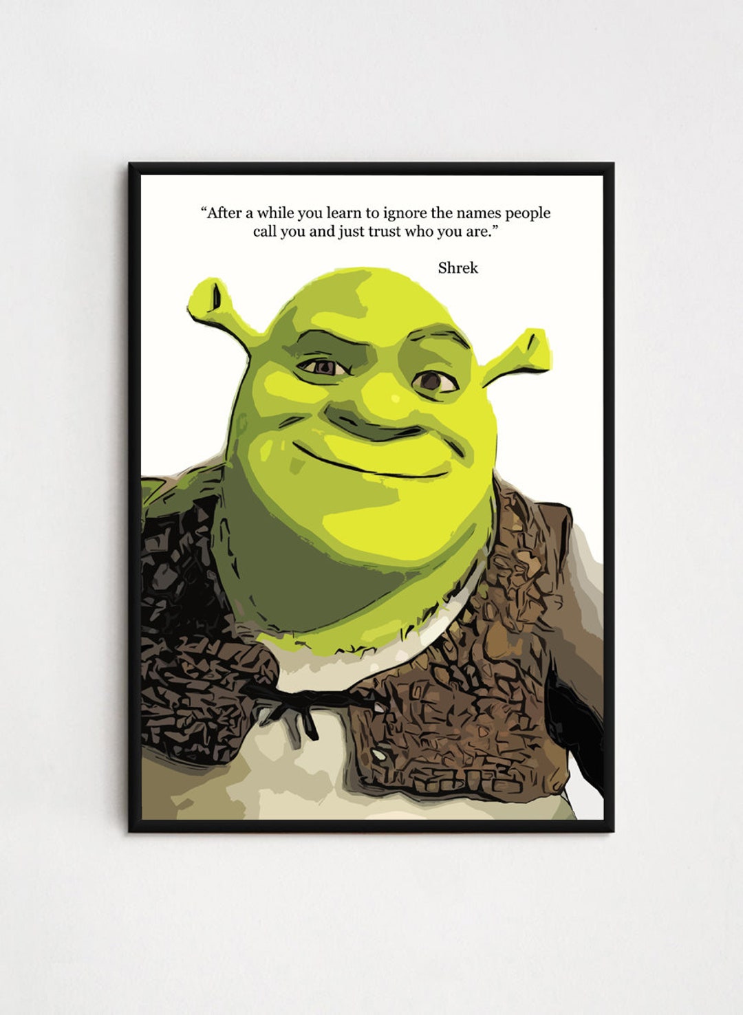 Shrek Print Poster - Etsy