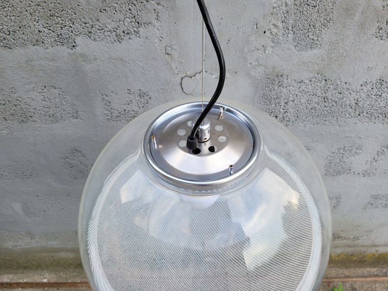 Vintage Guzzini Sfera Pendant Lamp: Mid Century Globe Ceiling Light - Etsy