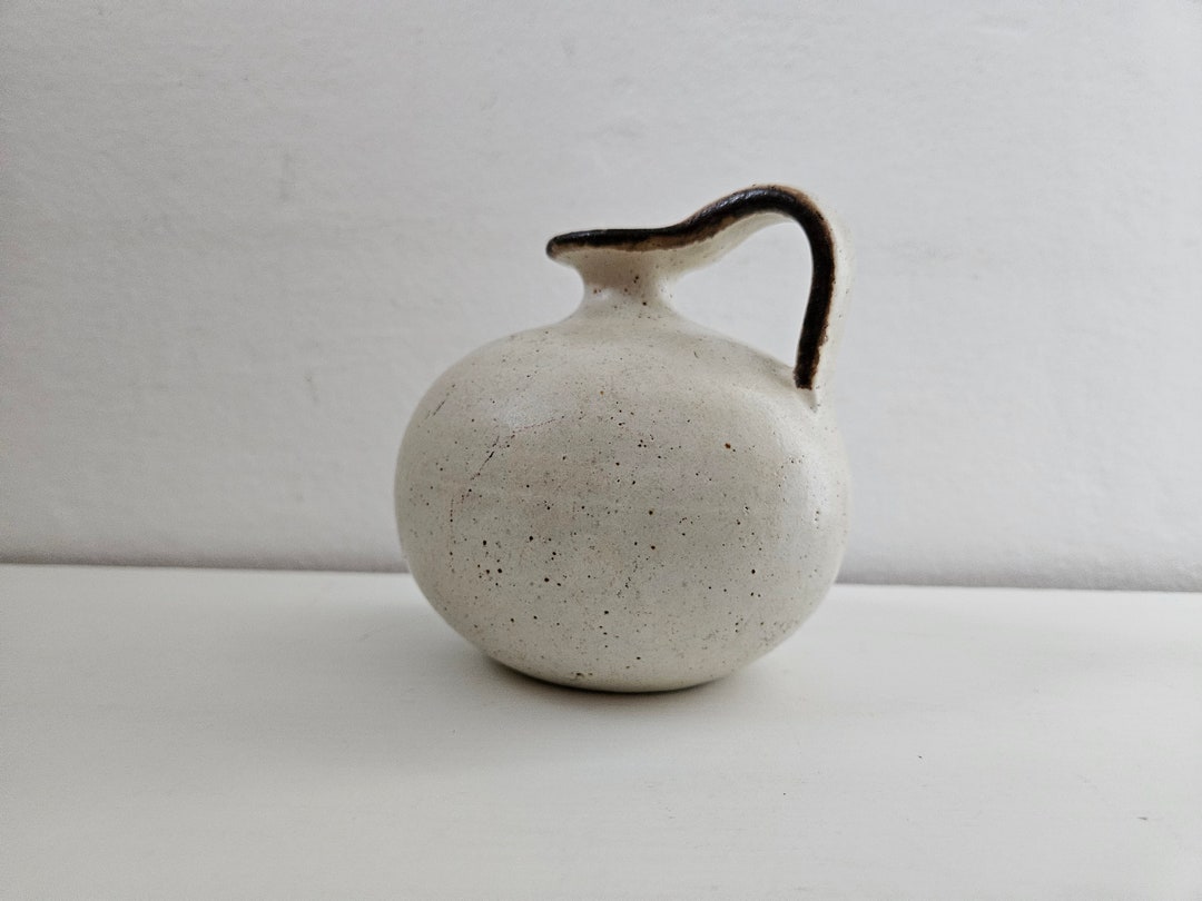 Vintage Bruno Gambone Art Pottery Pitcher - Italian Ceramic Vase - Etsy