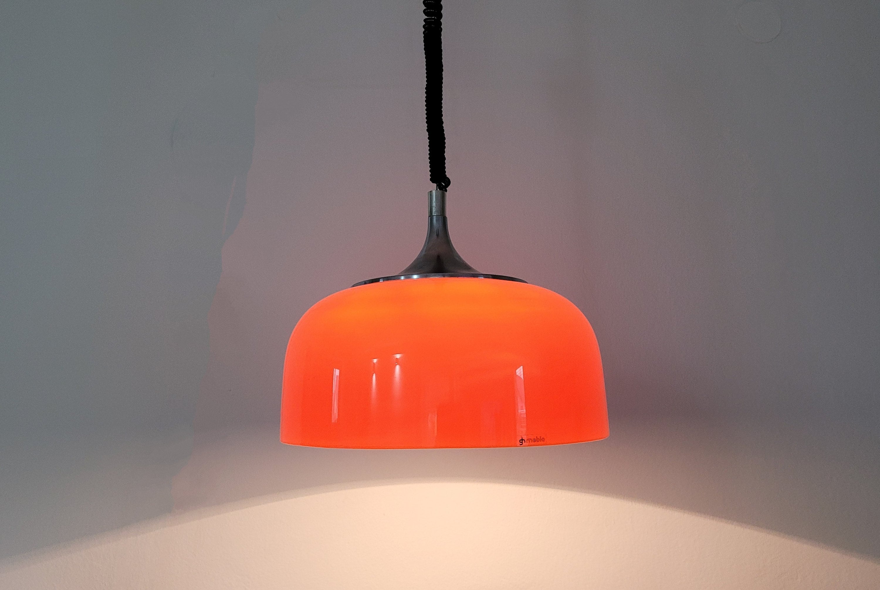 Vintage Guzzini Pendant Light Space Age Ceiling Lamp 70s - Etsy