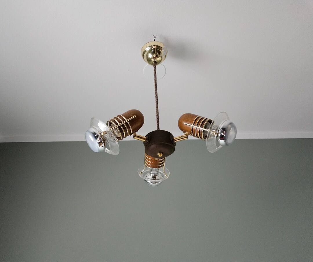 Vintage Spotlight, Retro Pendant Light, Adjustable Lamp, Hanging Lamp ...