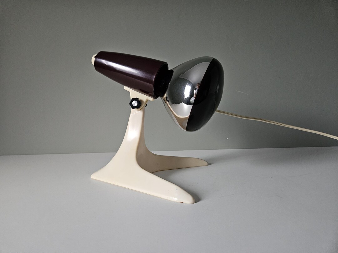 Vintage Infra Red Lamp, 60's Osram Table Lamp, Desk Lamp, Infra Red ...
