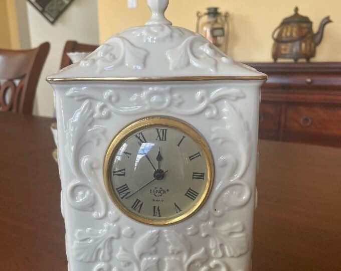 Lenox Chippendale Quartz Porcelain Mantle Clock - Etsy