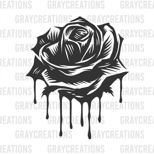 Geometric Rose - Etsy