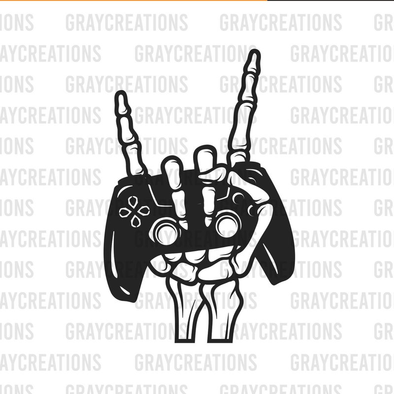 Skeleton Hand and Controller - Etsy