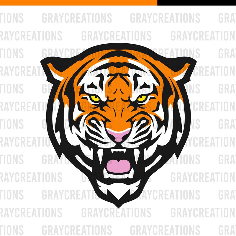 Full Tiger Svg - Etsy