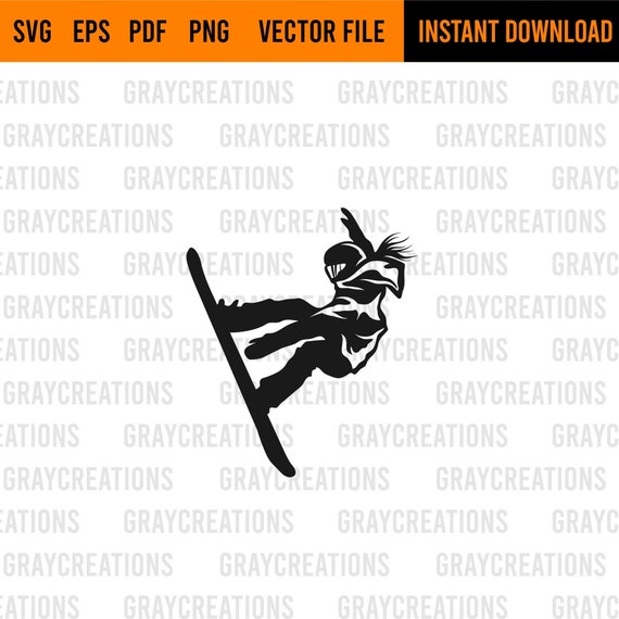 Snow Boarding Svg / Winter Sports Svg / Downhill Snowboarding - Etsy