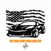 US Race Car Svg , Sports Car , Racing ,car Cli Art, Cricut, Silhouette ...