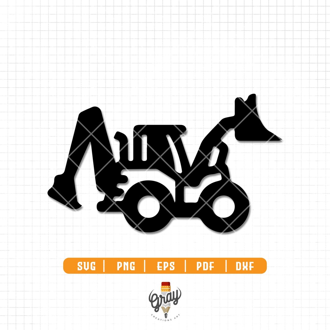 Trucks SVG , Tractors PNG , Construction Trucks , Bulldozer, Backhoe ...