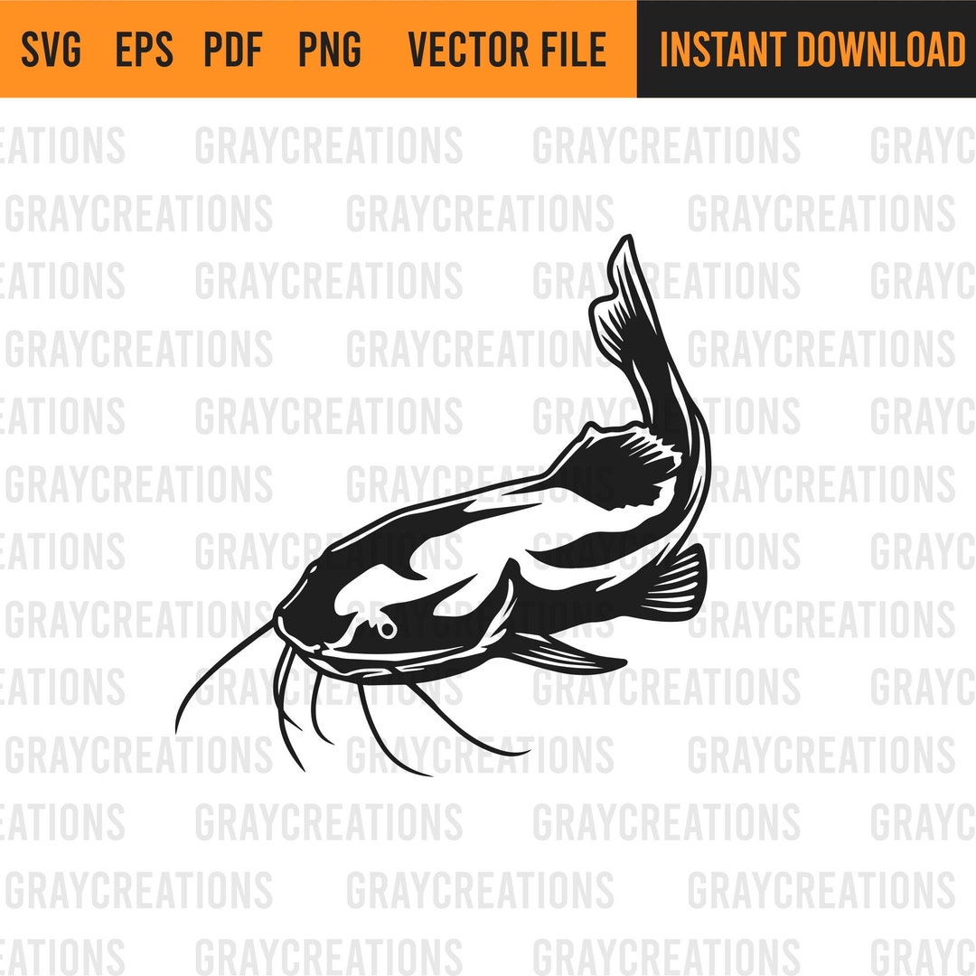 Catfish Svg , Catfish Fishing Svg , Printable Shirt , Fishing Shirt ...