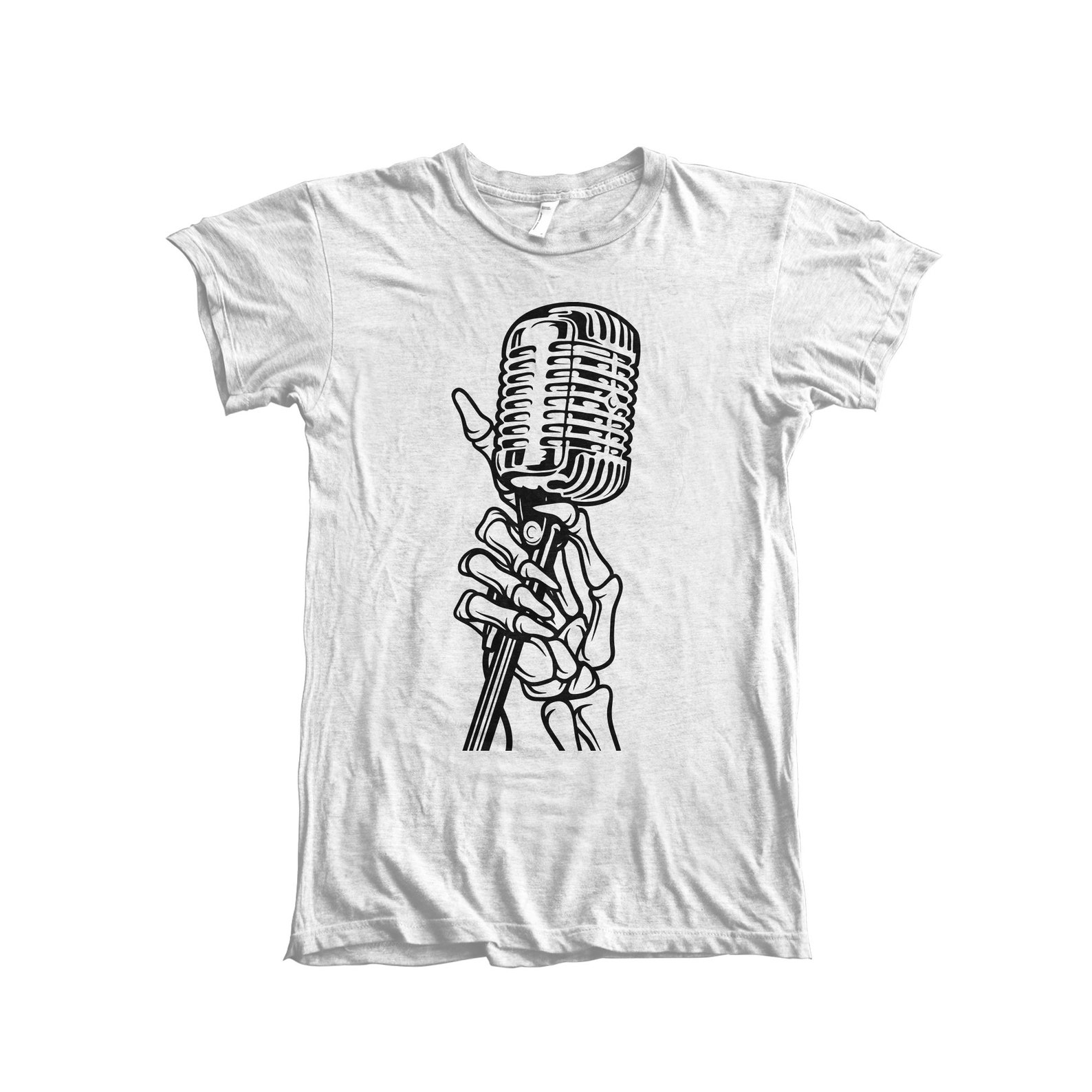 Skeleton Hand Holding Microphone Svg / Retro Microphone Svg/ Singer ...