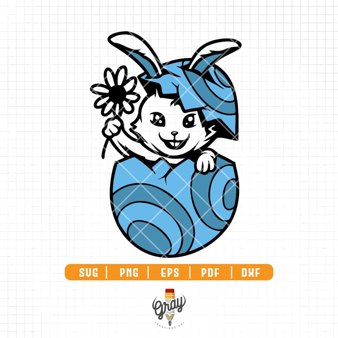 Easter Bunny Svg , Cute Bunny Svg, Easter Eggs , Easter Clip Art ...