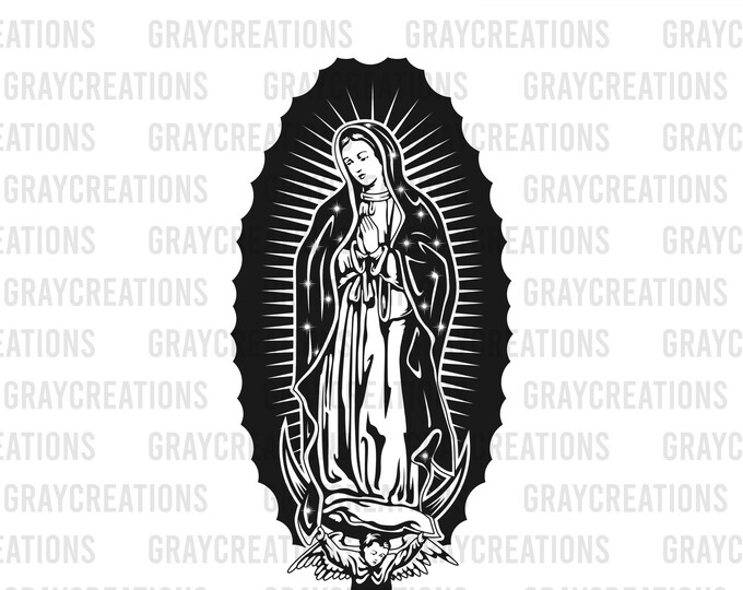 Santa Muerte Svg / Saint of Holy Death Svg / Our Lady of the Holy Death ...