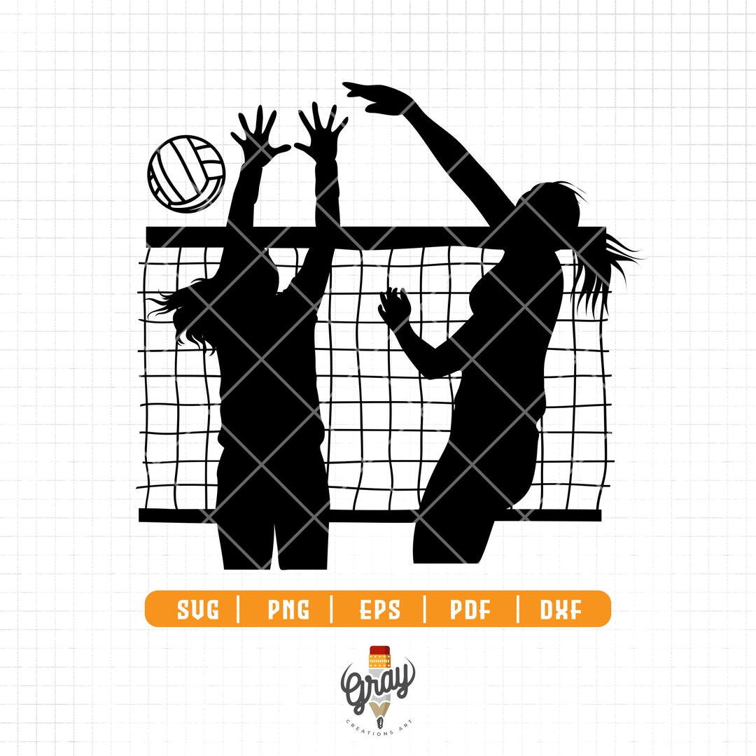 Volleyball Svg , Volleyball Spike Svg , Volleyball Spiking ,volleyball ...