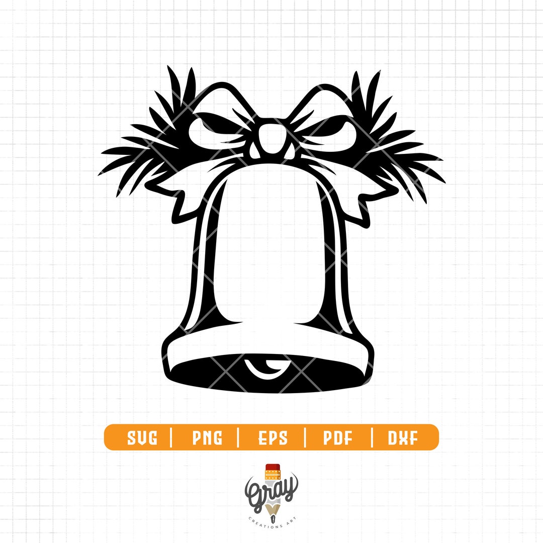 Bell Svg ,christms Bells Svg ,bell Clip Art , Cricut, Silhouette ...