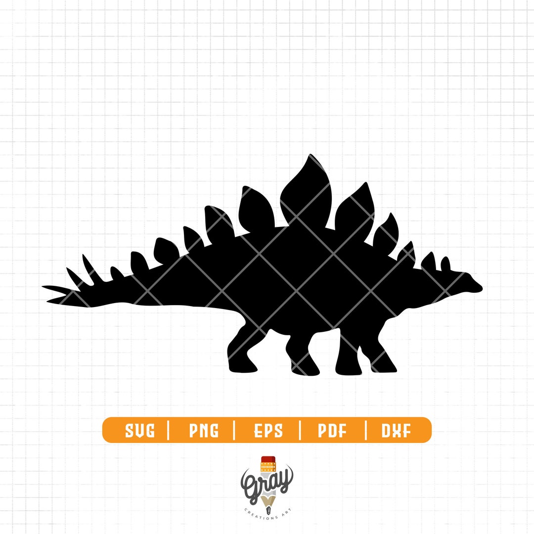 Stegosaurus Svg,dinosaur Svg , Dinosaur Cli Part ,dxf Eps Pdf Png ...