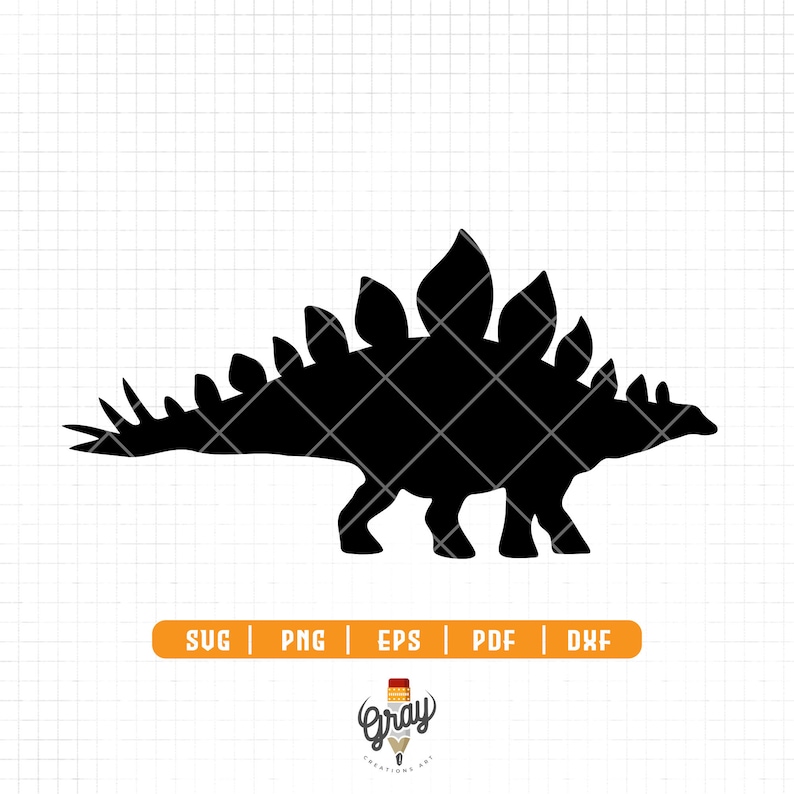 Stegosaurus Svg,dinosaur Svg , Dinosaur Cli Part ,dxf Eps Pdf Png ...