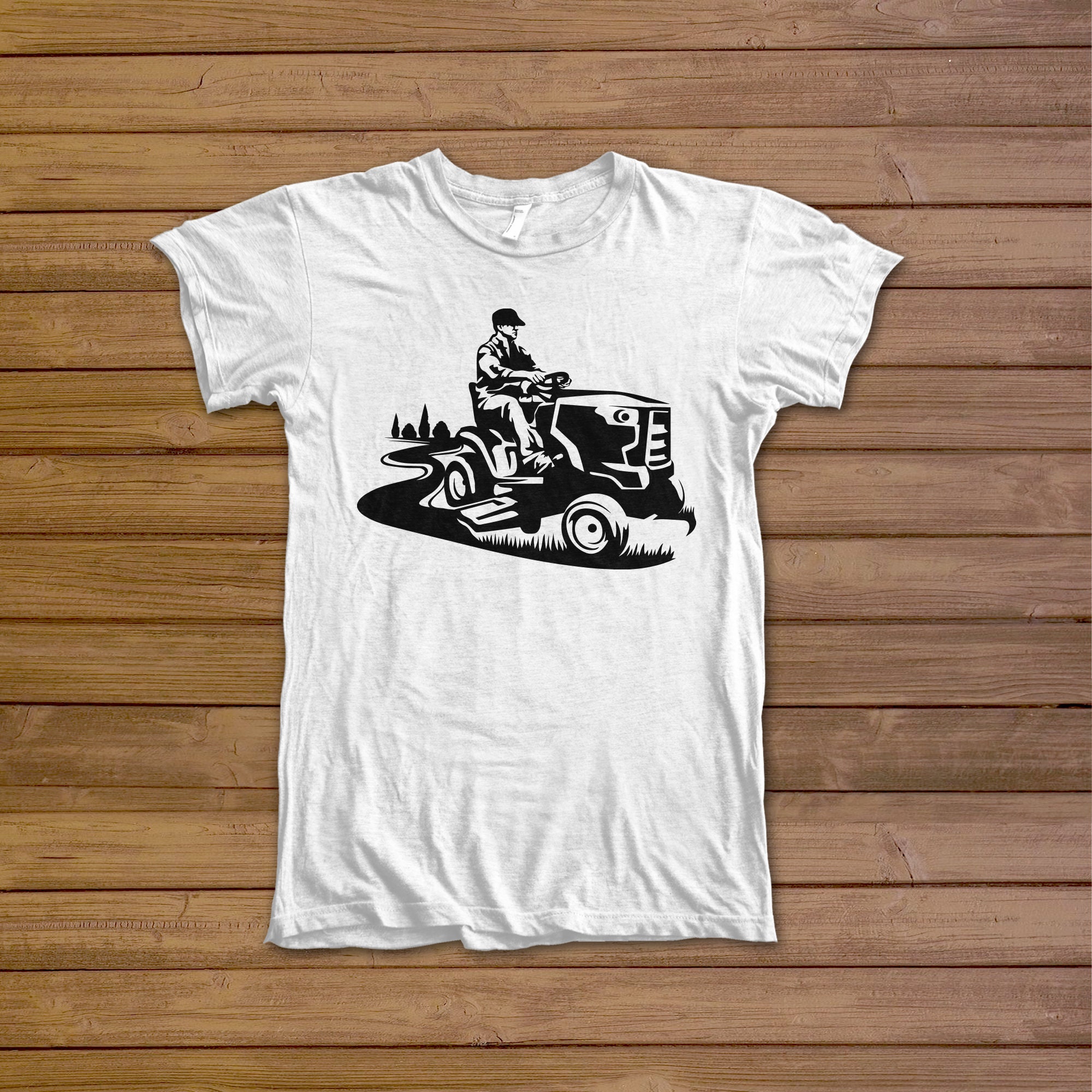 Landscaper Operating Lawn Tractor Svg / Landscaping Scene Design Svg ...