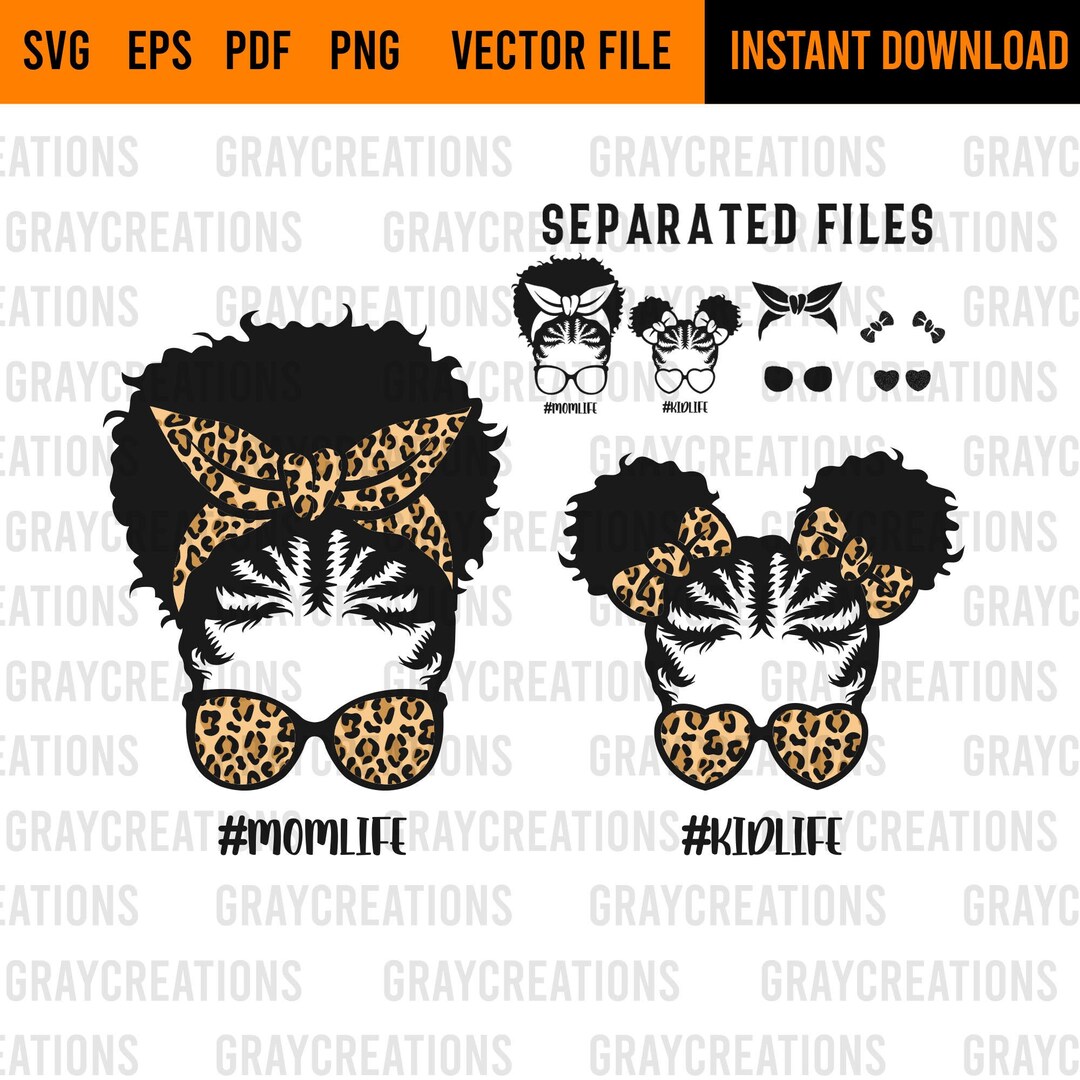 Mom and Daughter Cornrows Afro With Glasses ,mom and Daughter Leopard ...