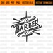Barber Svg/ Scissors & Razor Png / Barber Emblem /ribbon Style - Etsy